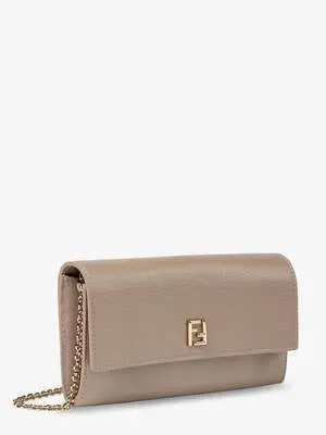 Fendi Continental Leather Crossbody Bag