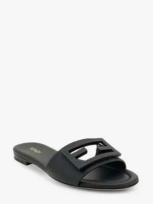 Fendi Leather Tube Sandals - Multicolor