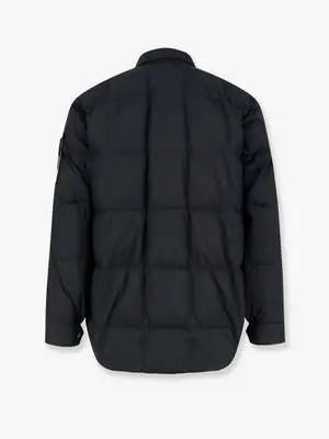 Stone Island Garment Dyed Crinkle Reps Ny Recycled Nylon Down Jacket With Side Logo Patch