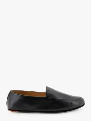 Loro Piana Anton Walk Leather Loafers - Black