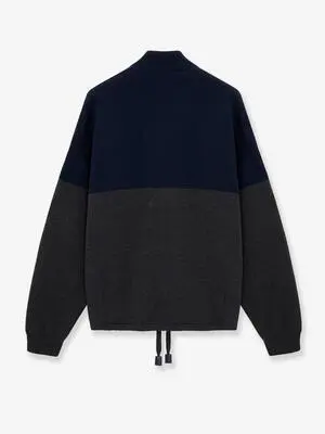 Loewe Cotton Blend Zip-up Cardigan - Multicolor