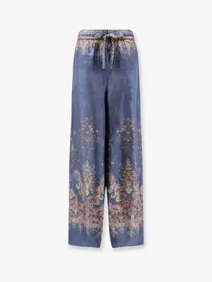 Zimmermann Valiant Track Silk Trousers - Multicolor