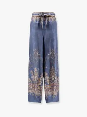 Zimmermann Valiant Track Silk Trousers - Multicolor