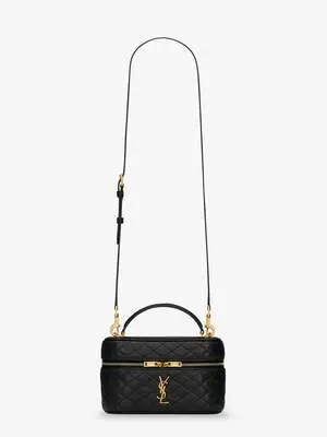 Saint Laurent Gaby Vanity Bag In Leather - Multicolor