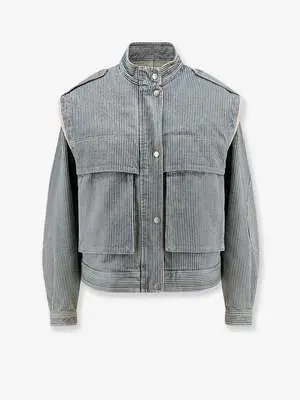Isabel Marant Étoile Marant Edany Cotton Twill Jacket - Multicolor