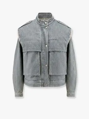 Isabel Marant Étoile Marant Edany Cotton Twill Jacket - Multicolor