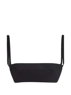 JIL SANDER Silk Faille Top - Black
