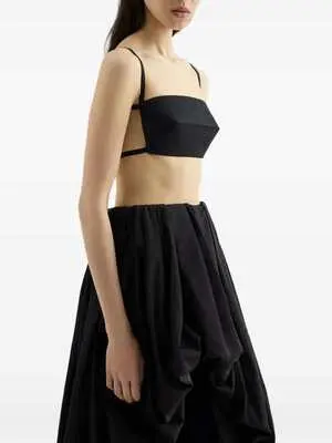 JIL SANDER Silk Faille Top