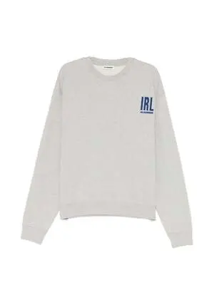 JIL SANDER Logo-print Sweatshirt - Gray