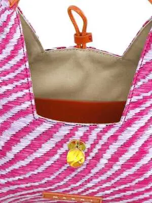 Marni Trapeze Tote Bag With Logo - Multicolor