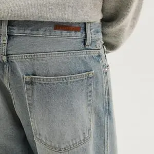 1989 STUDIO Malin Denim Pants With Patches - Blue
