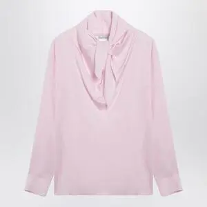 Max Mara Blouse In Silk Charmeuse - Pink