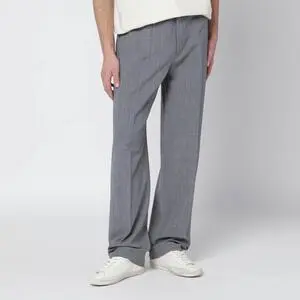 GOLDEN GOOSE Golden Goose Grey Prince Of Wales Trousers Men Gray