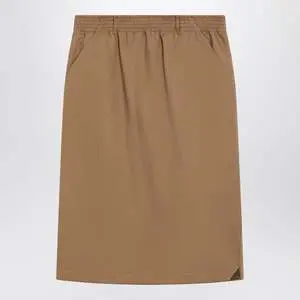 Chloé Beige Midi Pencil Skirt - Brown