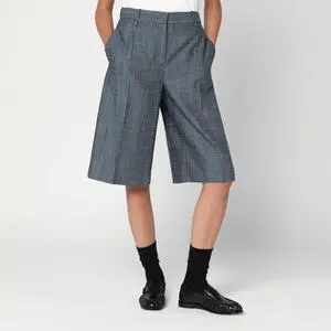 JIL SANDER Bermuda In Lana Dark Sky