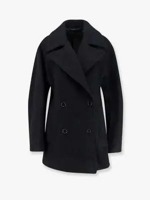 TOTEME Wool And Cashmere Blend Coat - Black