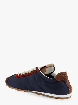 Miu Miu Nylon Sneakers With Suede Inserts - Multicolor