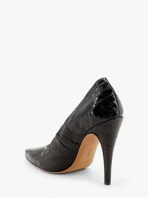 JUDE Jerry Leather Decollete With Croco Print
