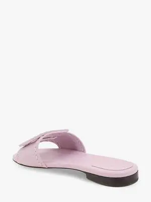 Fendi Leather Tube Sandals - Multicolor