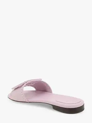 Fendi Leather Tube Sandals - Multicolor