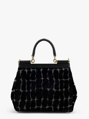 Dolce & Gabbana Sicily Velvet Handbag - Multicolor