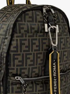 Fendi Climb Ff Zucca Technical Fabric Backpack - Multicolor
