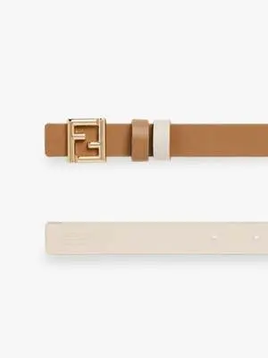 Fendi Ff Leather Belt - Multicolor