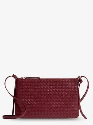 Bottega Veneta Piccolo Intrecciato Clutch With Shoulder Strap - Multicolor