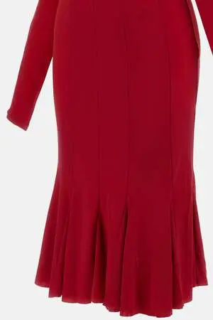 Jacquemus Abito Midi La Robe Losange - Rosso