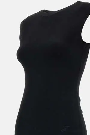 Jacquemus Abito La Robe Alba Midi - Black