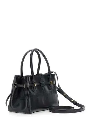 Chloé Shoulder Bag 'paddington Sling' With Black Leather Details - Multicolor