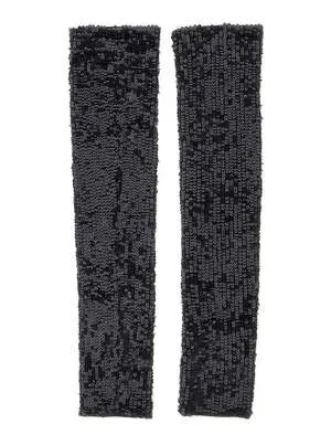 P.a.r.o.s.h Scarf With Sequins, Made Of Viscose, In Black For - Multicolor