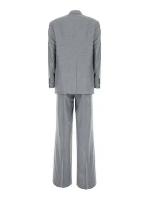 Tagliatore Loreley' Double-breasted Suit With Check Motif In Wool Blend For