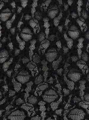 Isabel Marant Étoile Brany' Top With All-over Lace Trim In Cotton Blend For - Black