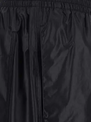 Givenchy Black Pants With Elasticated Waist And Logo Patch On The Front In Tech Fabric