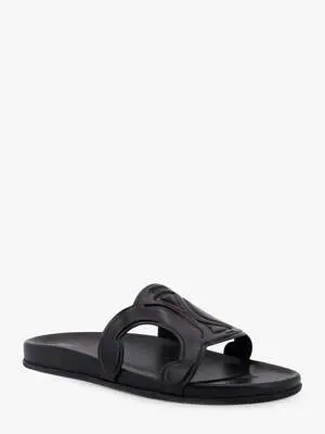 Celine Triomphe Leather Sandals