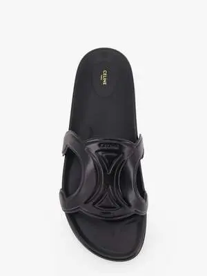 Celine Triomphe Leather Sandals