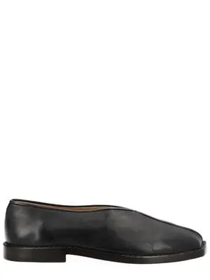 LEMAIRE Slipper Flat Piped - Black