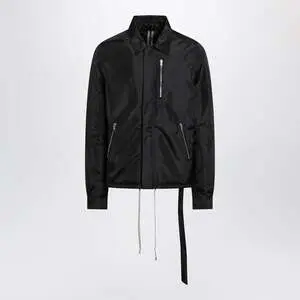 Rick Owens Padded Jacket With Hidden Front Zip In Nylon