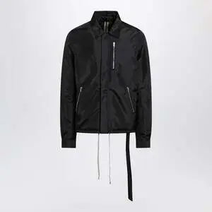 Rick Owens Padded Jacket With Hidden Front Zip In Nylon
