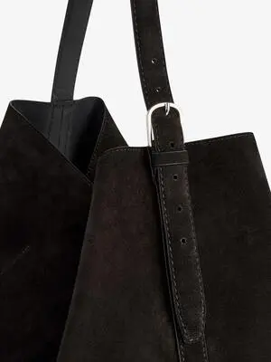 TOTEME Suede Belted Tote