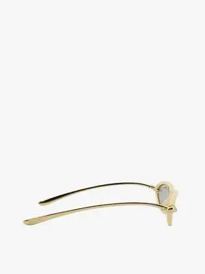 Bottega Veneta Knot Cat-eye Sunglasses - Cream