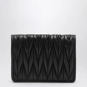 Miu Miu Compact Wallet In Quilted Nappa