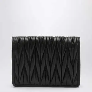 Miu Miu Compact Wallet In Quilted Nappa
