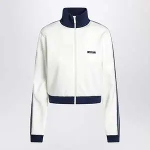 Prada Ivory Technical Fabric Sweatshirt - White