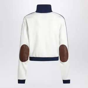 Prada Ivory Technical Fabric Sweatshirt