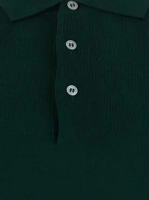 Tagliatore Polo Shirt Sweater In Wool Blend