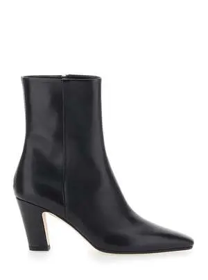 AeydĒ Black Calfskin Maris Ankle Boots - Multicolor