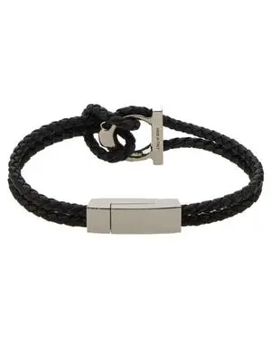FERRAGAMO Bracciale Gancini - Black