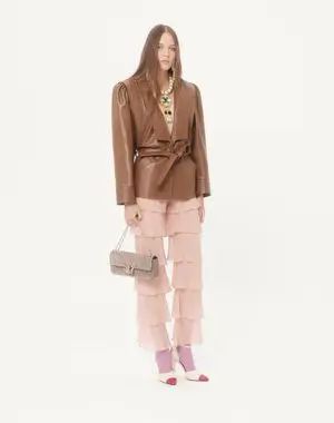 Valentino Garavani Rockstud Spike Medium Suede Shoulder Bag